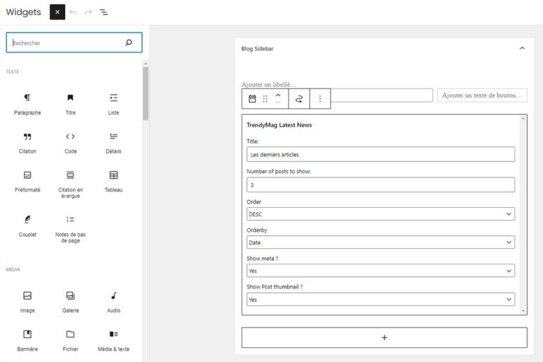 Que sont les widgets Wordpress et à quoi servent-ils